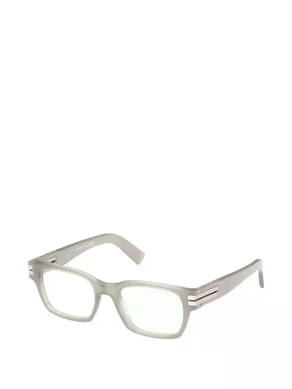 Zegna Square Frame Glasses - Grey