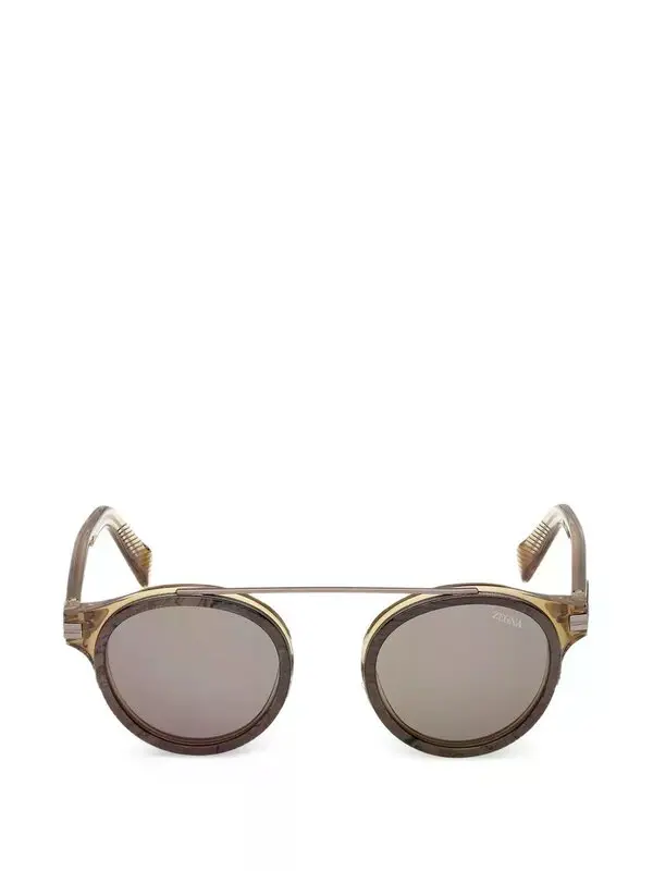 Zegna Round-frame Sunglasses