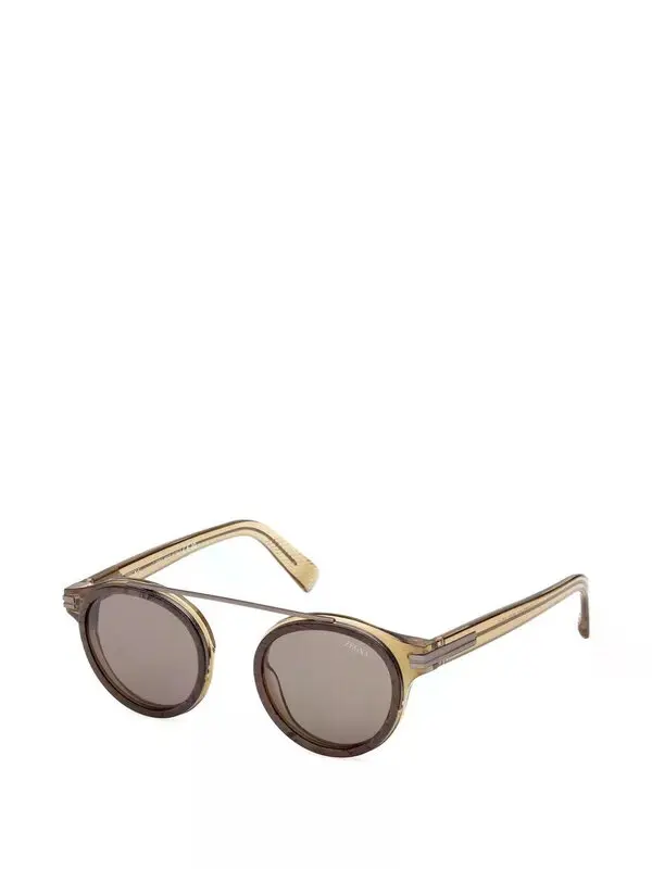 Zegna Round-frame Sunglasses