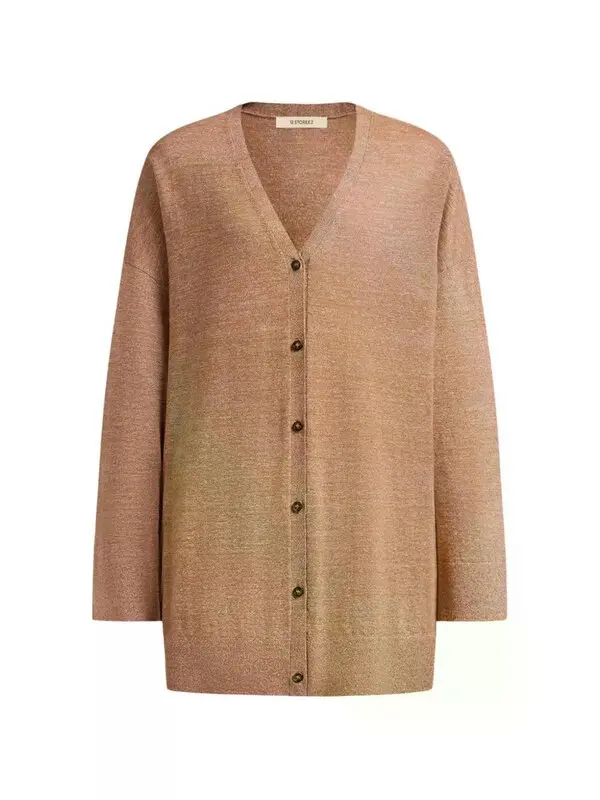 12 STOREEZ V-neck Buttoned Cardigan