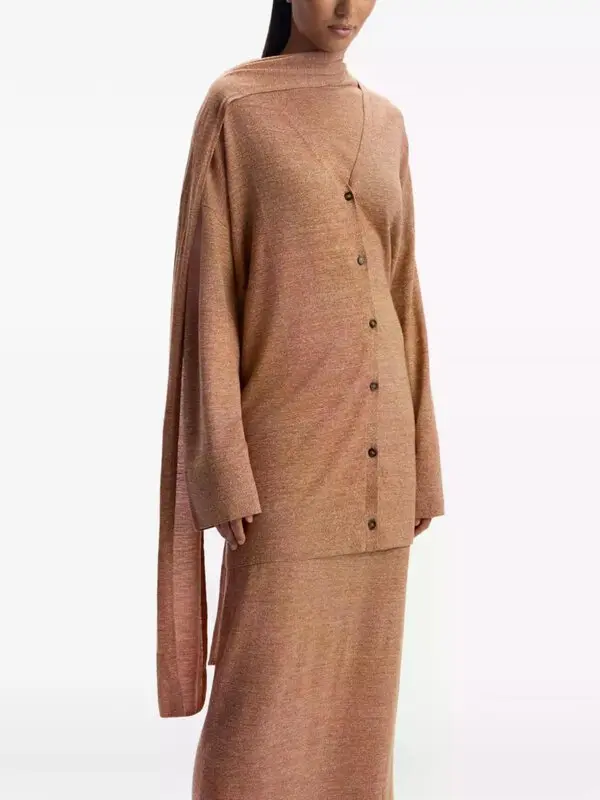 12 STOREEZ V-neck Buttoned Cardigan