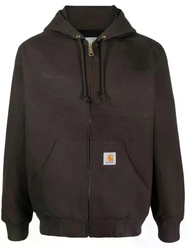 Carhartt Work In Progress Active Hooded Jacket - Brown