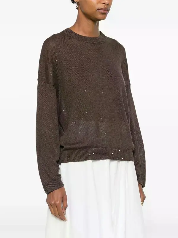 Brunello Cucinelli Sequin-embellished Jumper