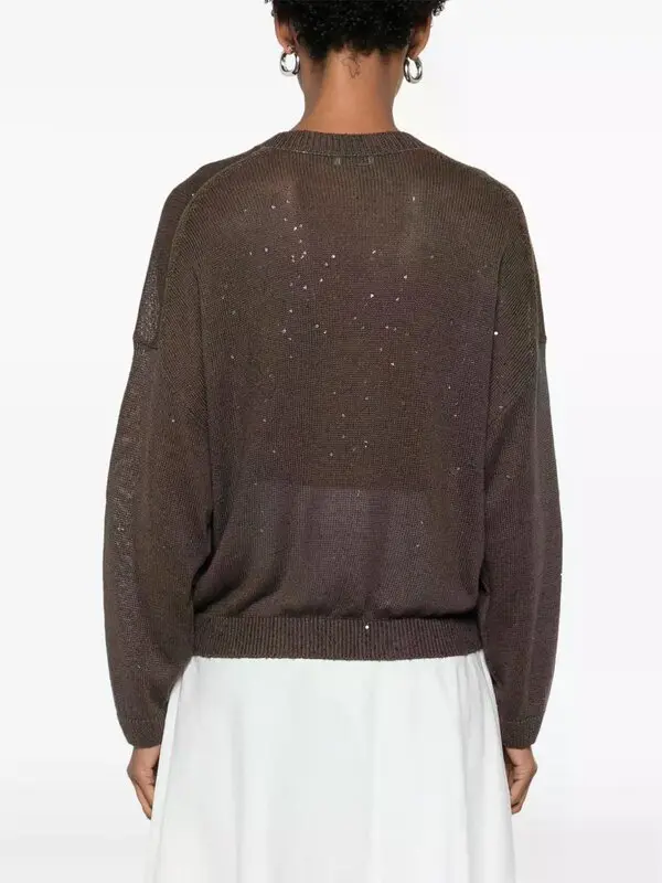 Brunello Cucinelli Sequin-embellished Jumper