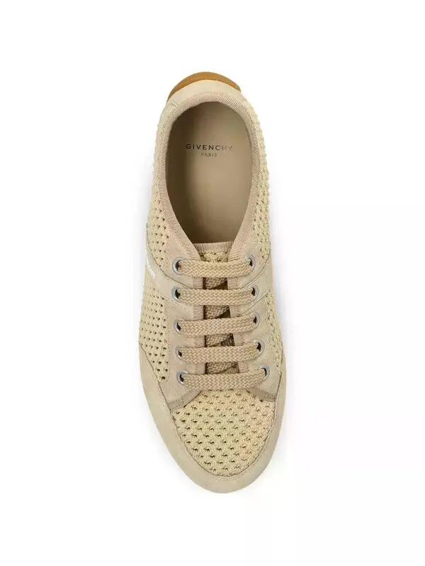 Givenchy Perforated Lace-up Sneakers - Neutrals