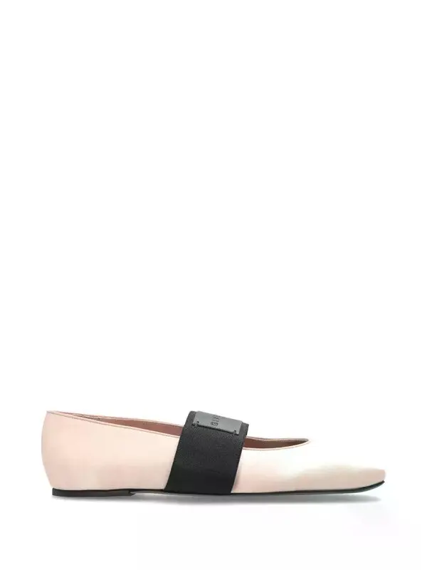 Givenchy Logo-patch Ballet Flats - Pink