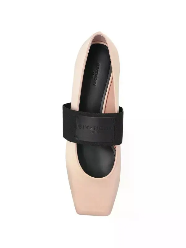Givenchy Logo-patch Ballet Flats - Pink