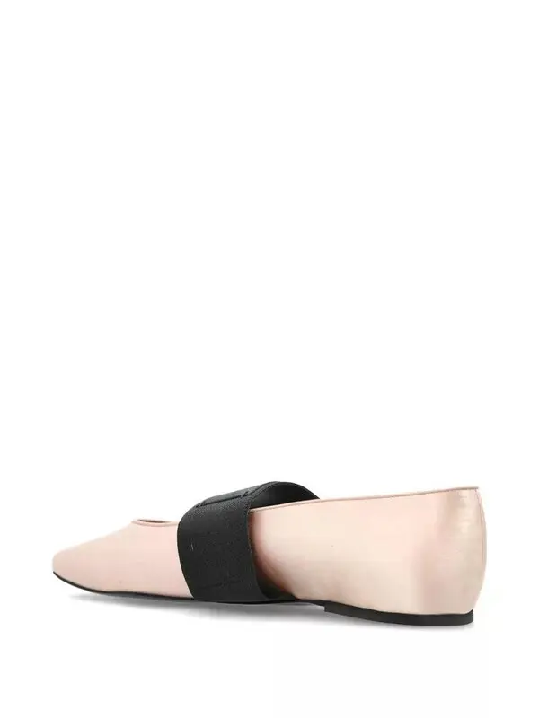 Givenchy Logo-patch Ballet Flats - Pink