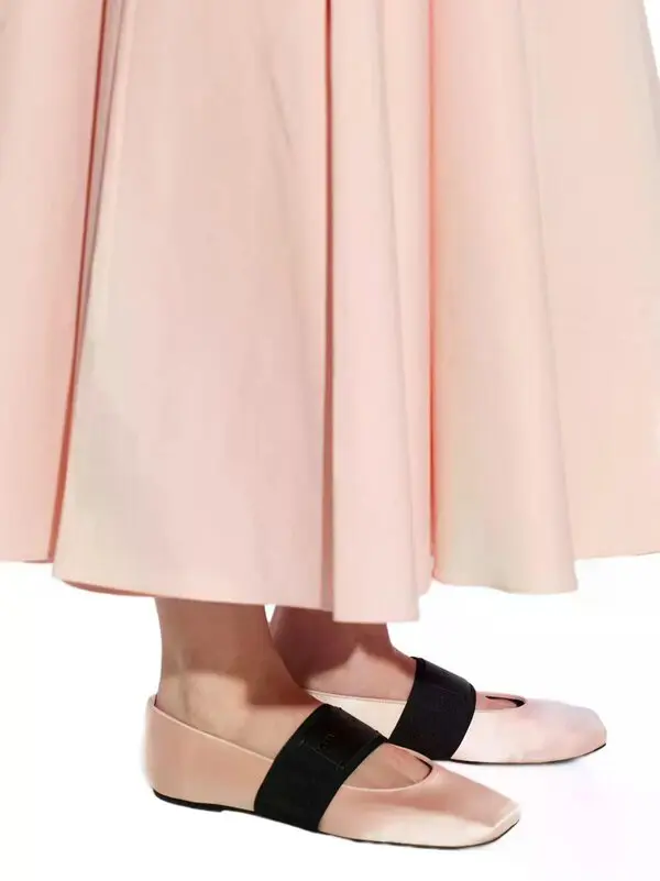 Givenchy Logo-patch Ballet Flats - Pink