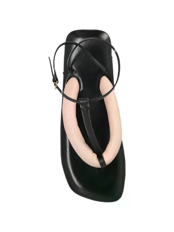Givenchy Boudoir Padded Leather Flip-flops