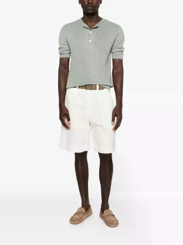 LARDINI Quarter-button Sweater