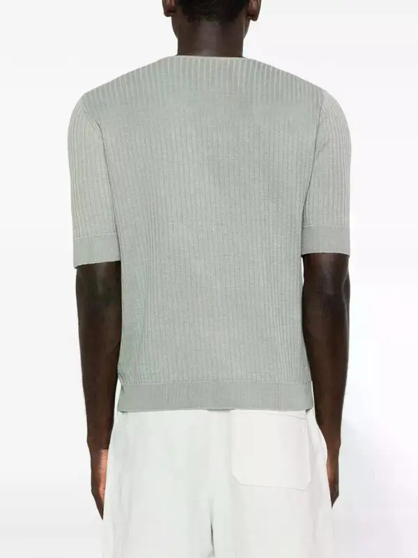 LARDINI Quarter-button Sweater