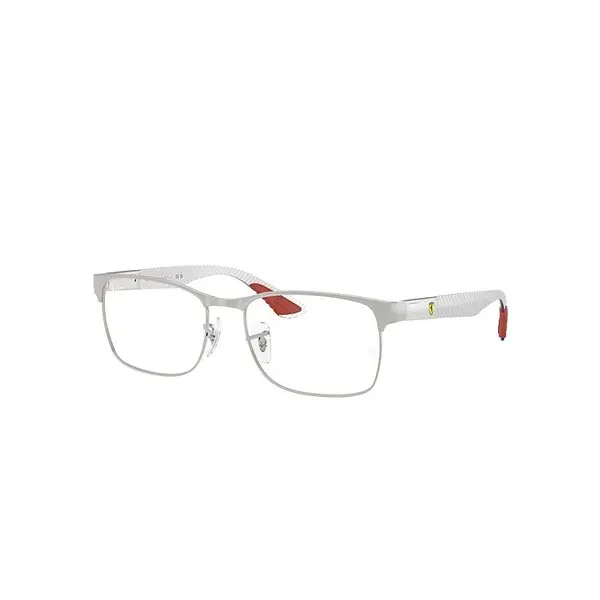 Ray-ban Scuderia Ferrari Collection Eyeglasses Frame - Matte Silver
