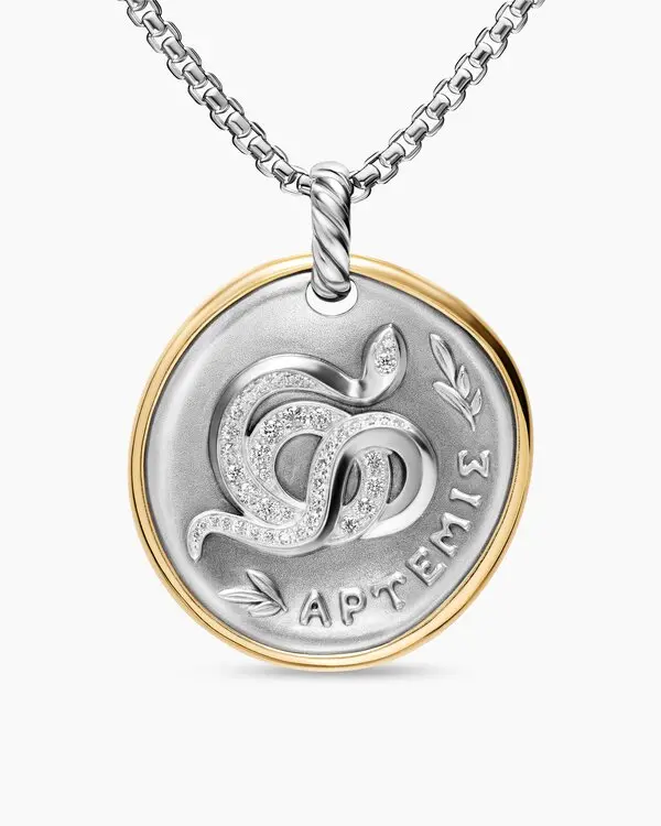 David Yurman Artemis Medallion Amulet - Diamond