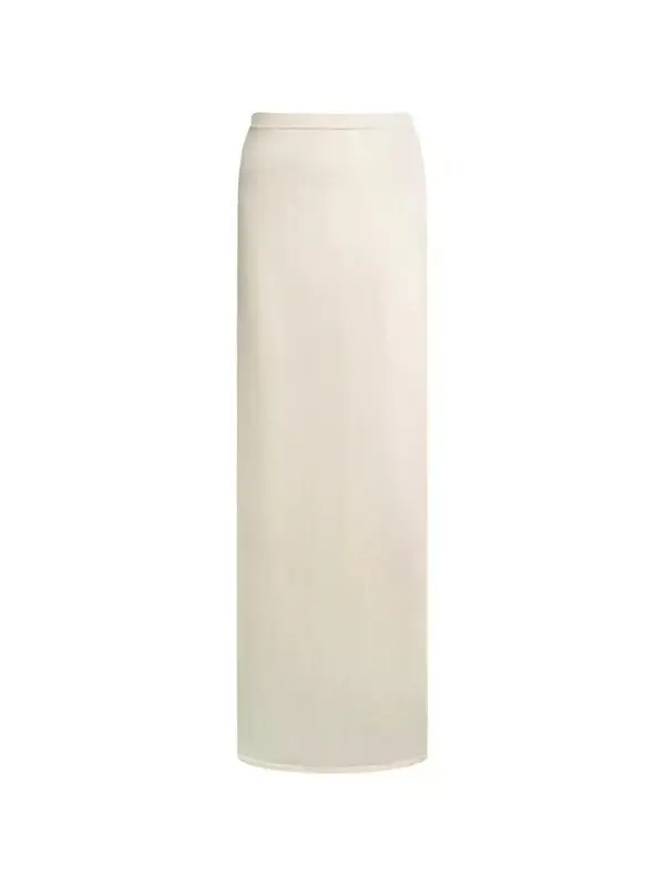 12 STOREEZ Camelia Maxi Skirt - Neutrals