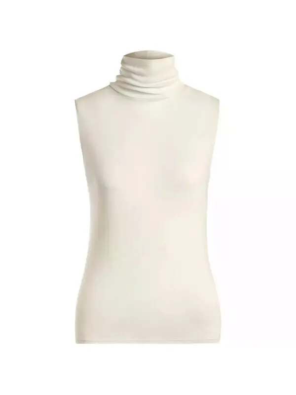 12 STOREEZ Nicole Sleeveless Roll-neck Top