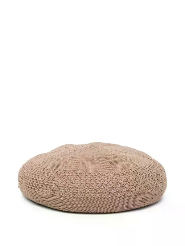 KIJIMA TAKAYUKI Mesh Beret - Brown