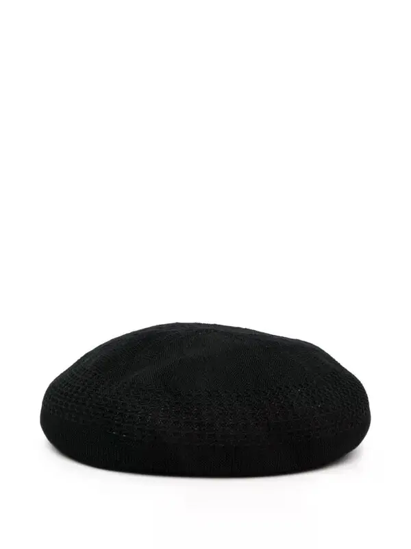 KIJIMA TAKAYUKI Mesh Beret - Black