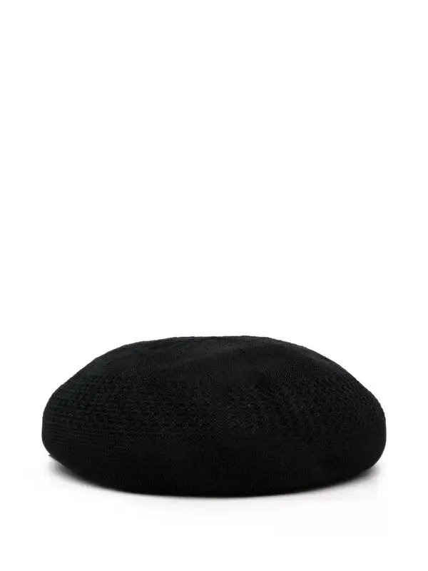 KIJIMA TAKAYUKI Mesh Beret - Black