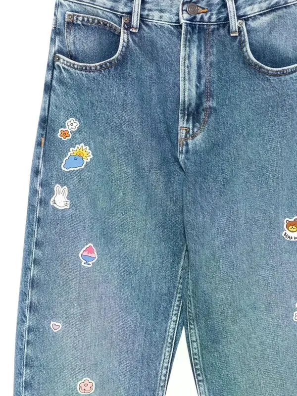 Mira Mikati Sticker-patch Jeans