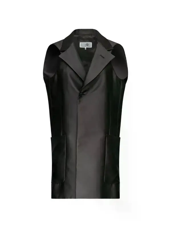 MAISON MARGIELA Sleeveless Waistcoat - Black
