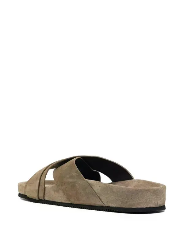 TOM FORD T Logo Crossover Sandals