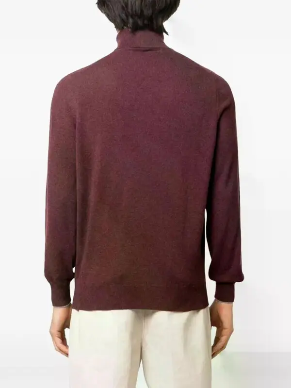 Brunello Cucinelli Roll-neck Sweater - Red