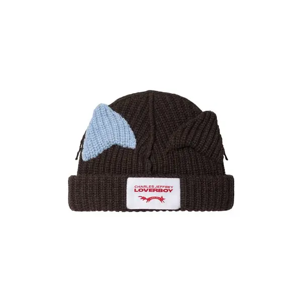 CHARLES JEFFREY Chunky Ears Beanie - Brown