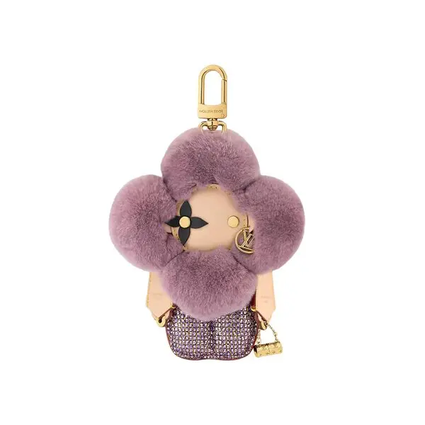 LOUIS VUITTON Vivienne Fashionista Bag Charm - Purple