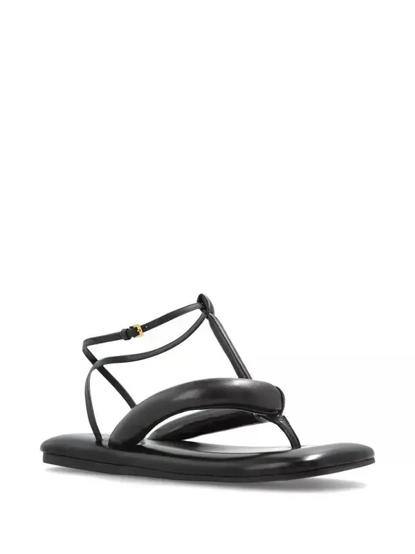 Givenchy Boudoir Padded Leather Sandals - Black