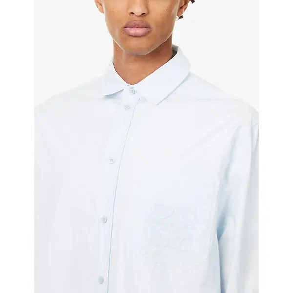 Loewe X Paula's Ibiza Embroidered Cotton-blend Shirt