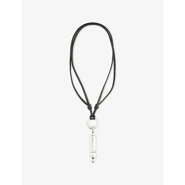 LEMAIRE Acme Whistle Brass Necklace - Silver