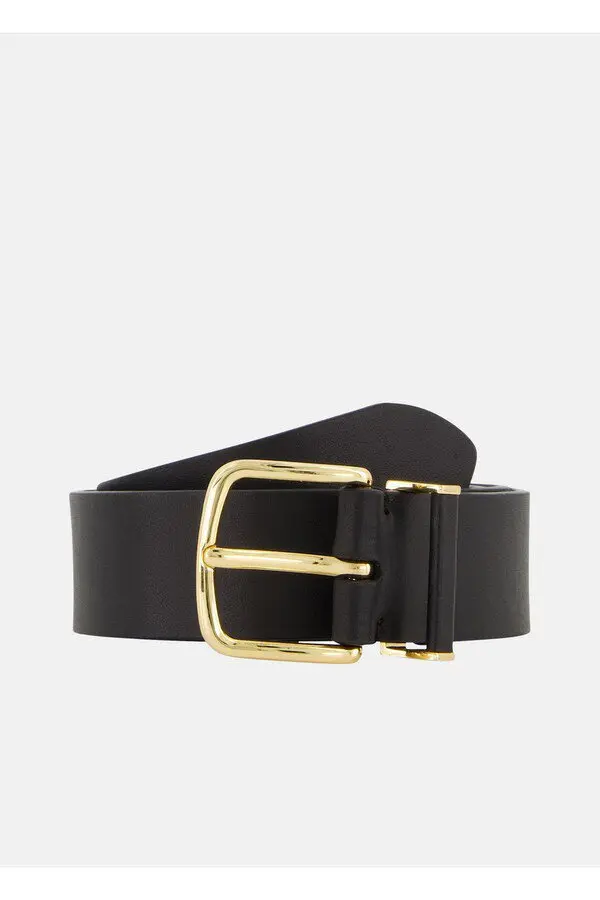 Vince Kaia 32mm Leather Belt - Black