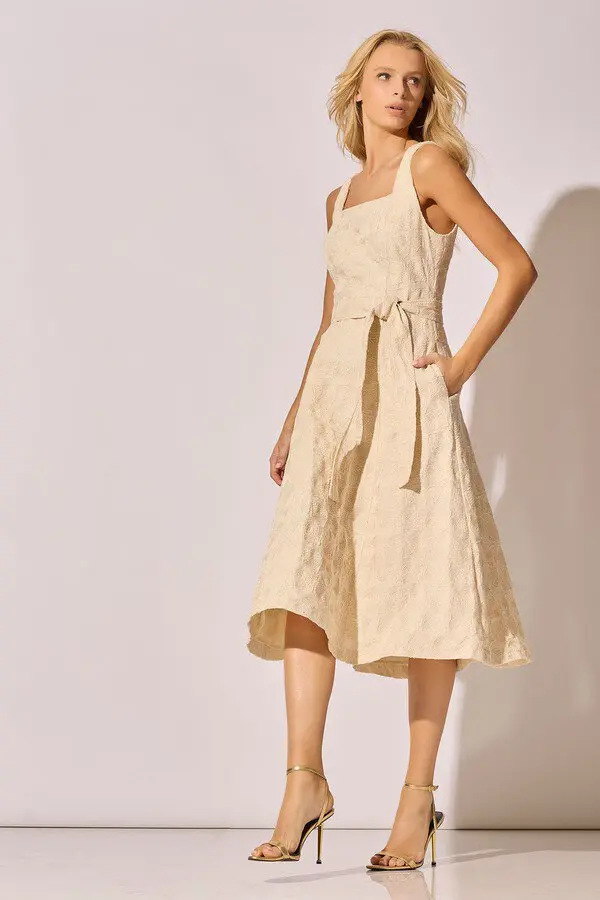 Natori Spiral Embroidery Tank Dress