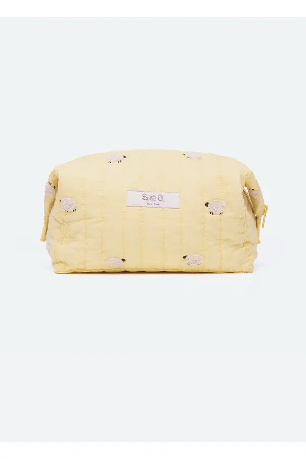 Sea Sheep Cosmetic Bag - Yellow