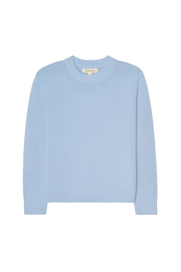 ELLSWORTH + IVEY Joey Crewneck Sweater - Blue