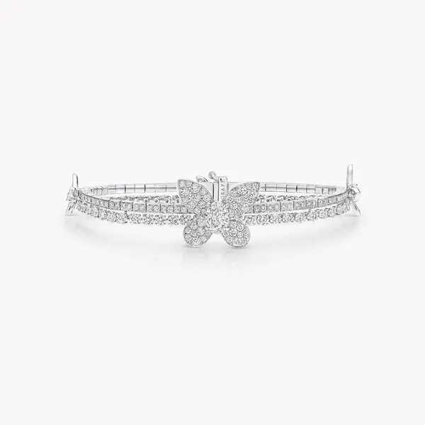 Graff Butterfly Diamond Bracelet - White Gold