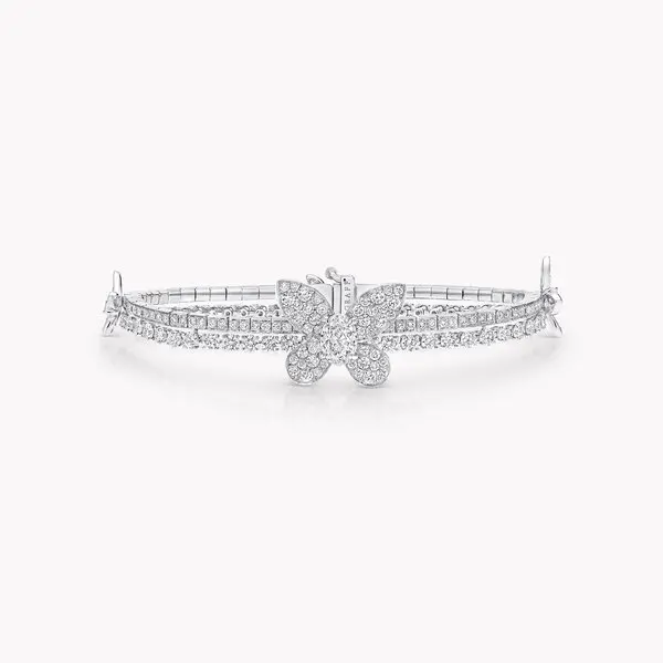 Graff Butterfly Diamond Bracelet - White Gold