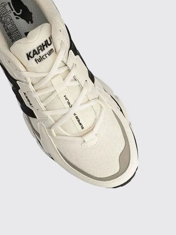 KARHU Super Fulcrum Canvas And Leather Sneakers - Cream