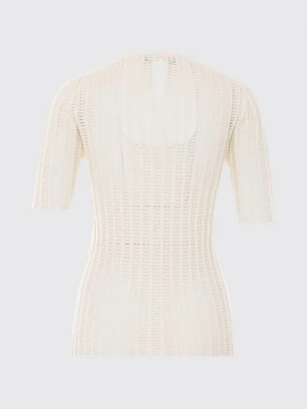Fabiana Filippi Cotton Knit Short Sleeve Top