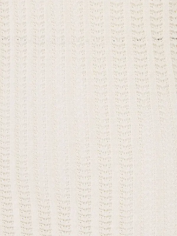 Fabiana Filippi Cotton Knit Short Sleeve Top