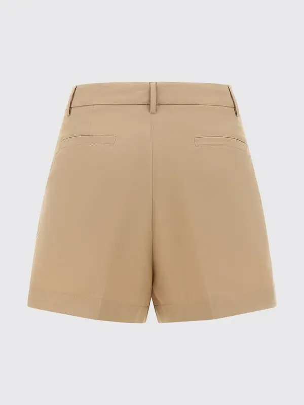 Fabiana Filippi Cotton Blend High-waisted Shorts - Beige