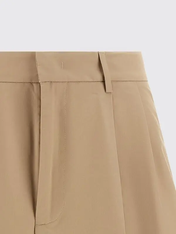 Fabiana Filippi Cotton Blend High-waisted Shorts - Beige