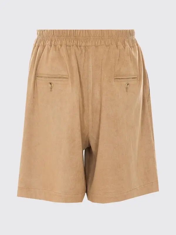 URBANCODE Faux Suede High Waisted Shorts - Beige