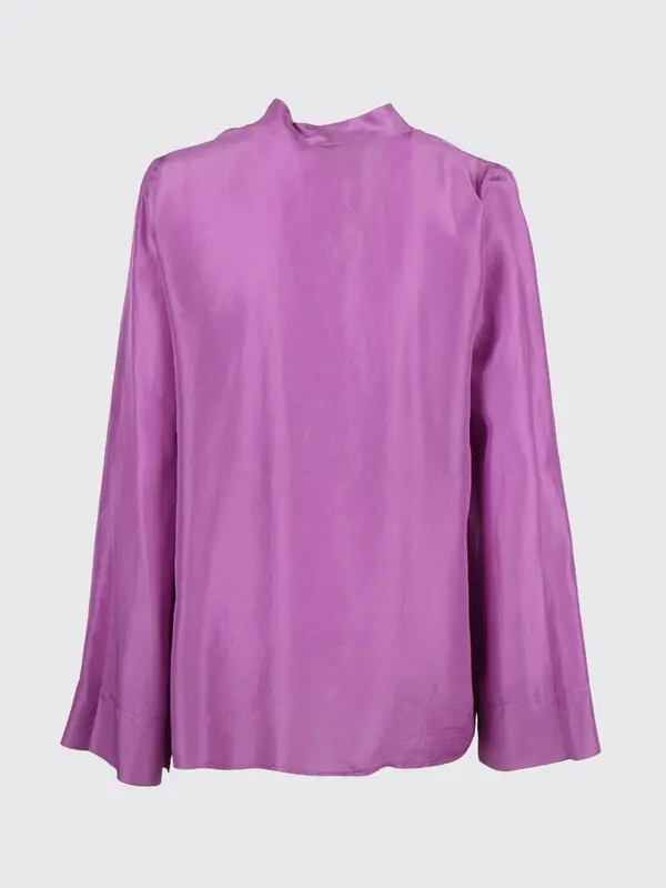 FORTE_FORTE Pure Silk Shirt - Violet