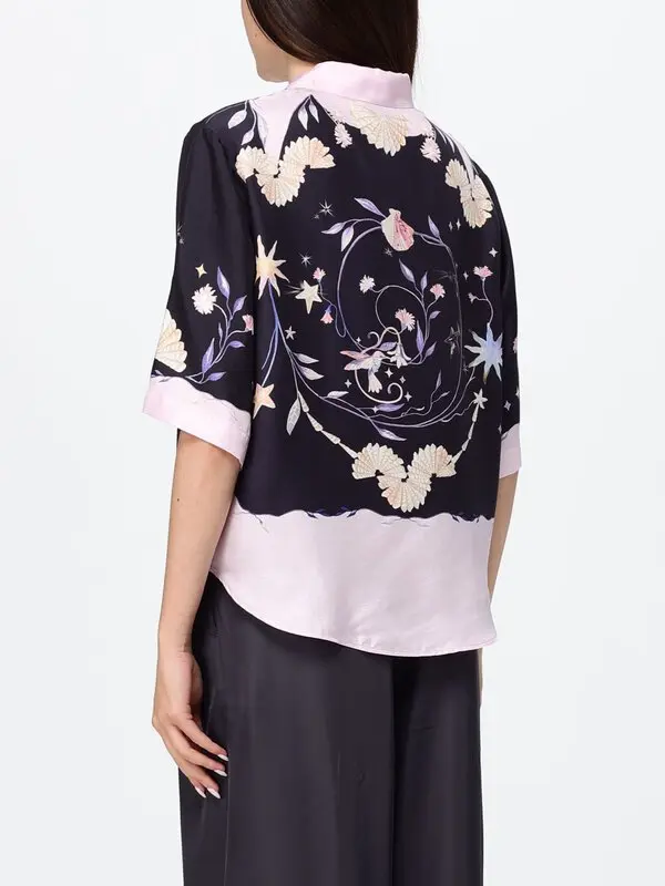 FORTE_FORTE Printed Silk Shirt