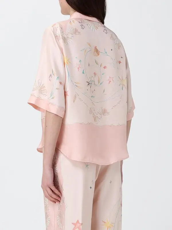 FORTE_FORTE Silk Printed Shirt