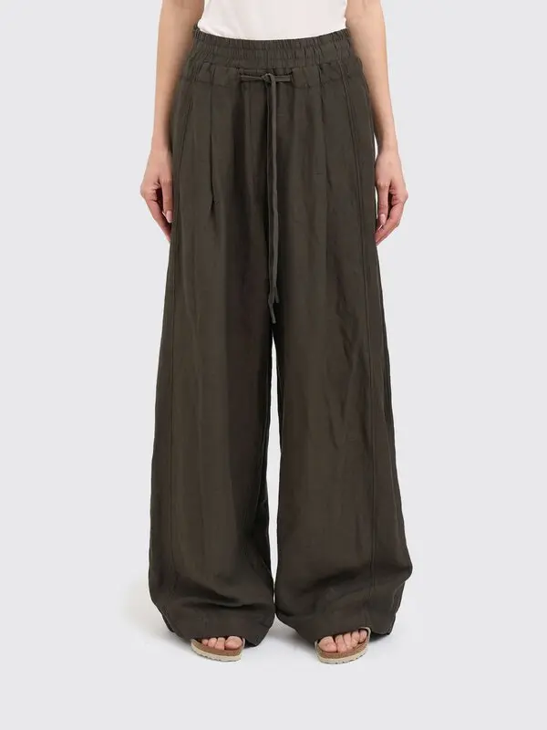 Andrea Ya'aqov Wide Leg Trousers - Brown