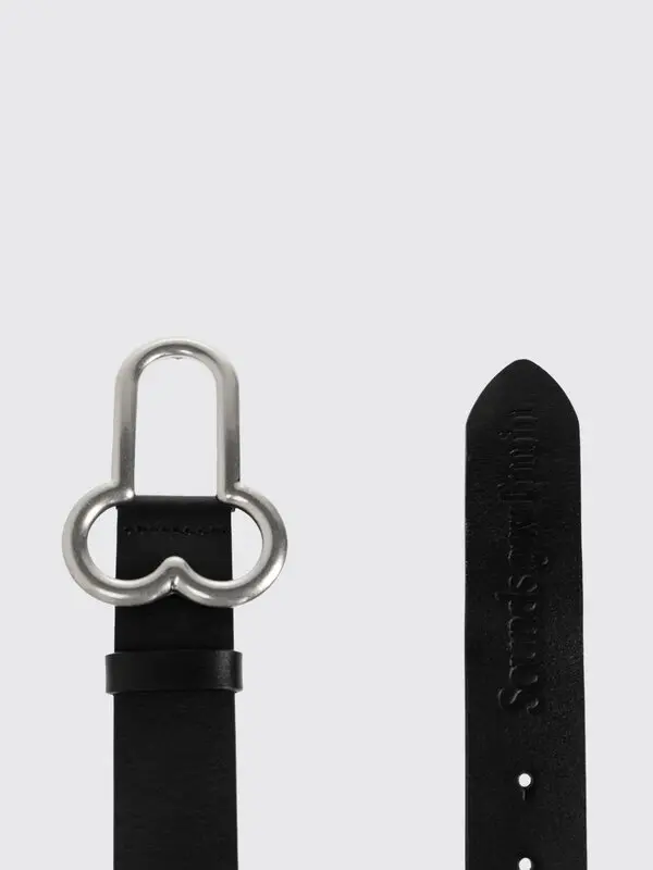 CARNE BOLLENTE Leather Belt With Signature Buckle