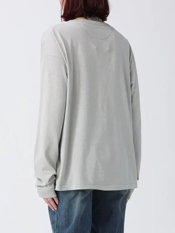 MAISON MARGIELA Numeric Logo Long-sleeved Cotton T-shirt